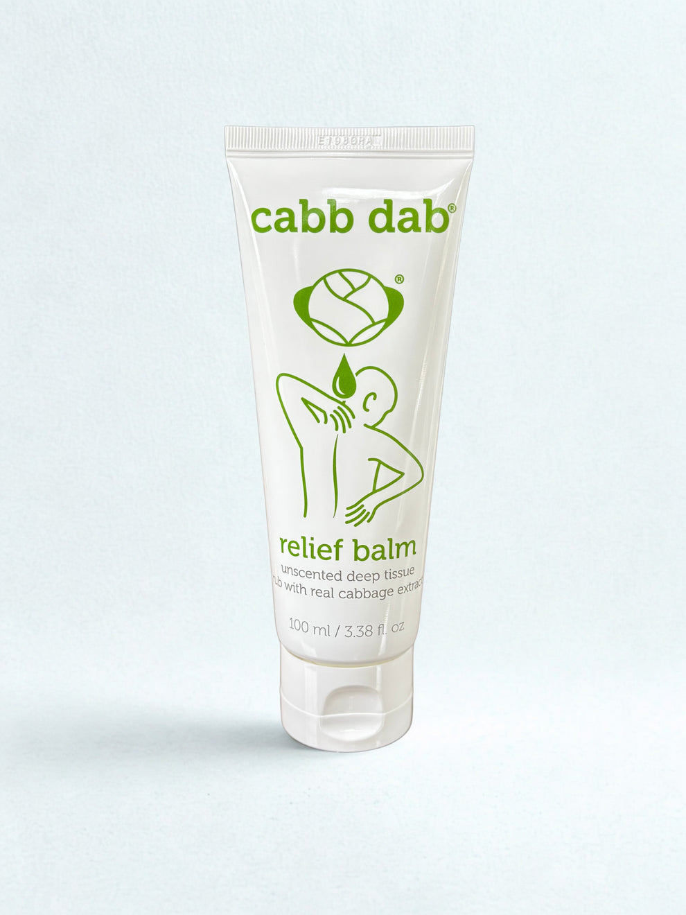 cabb dab unscented relief balm with real cabbage leaf extract (one tub ...