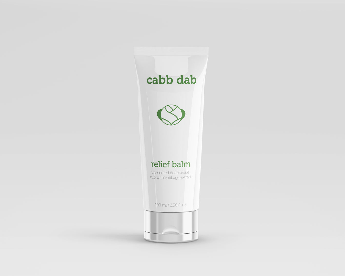 cabb dab unscented relief balm with real cabbage leaf extract (one tub ...
